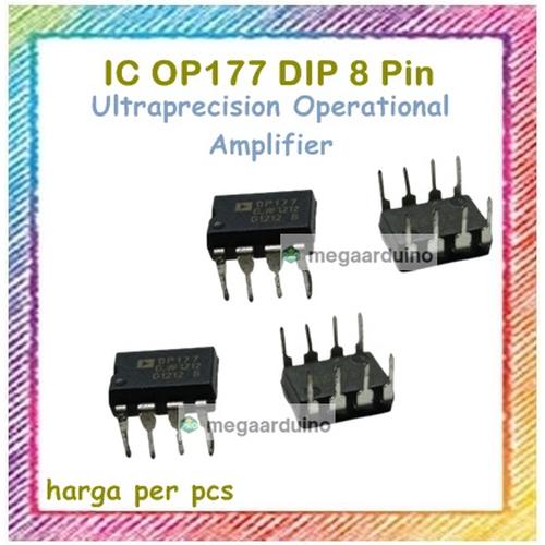 Jual IC OP177 OP 177 DIP 8 Pin Ultraprecision Operational Amplifier ...
