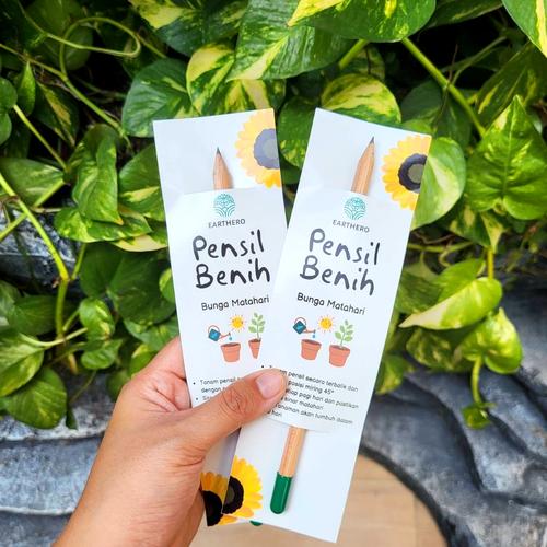 Promo Pensil Benih | Bibit Tanaman Bunga Matahari Pokchoy Tomat Kutanam ...