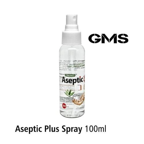 Promo Aseptic Plus Spray 100ml Onemed / Hand Sanitizer Spray - Kota ...