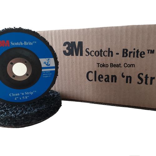 Jual 3M Scotch-Brite Clean N strip, 4inch x 5/8 inch - Jakarta Selatan ...