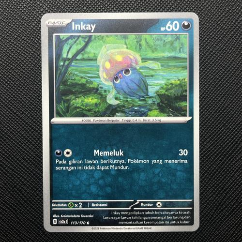 Jual Inkay sv3s kilau hitam kartu pokemon indonesia TCG card - Kota Tangerang - Tokutoys ori ...