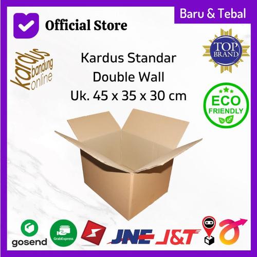 Jual Dus Jumbo Dus Besar Dus Pindahan Dus Polos Double Wall 45x35x30 ...
