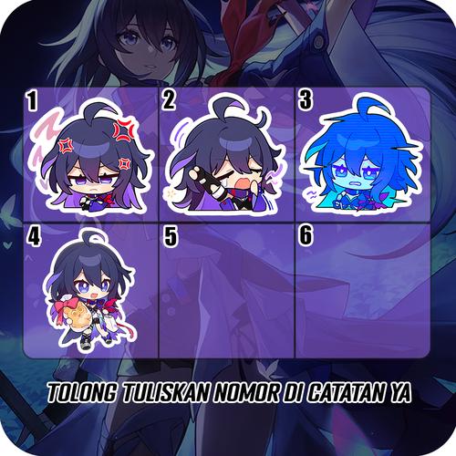 Jual Stiker Glossy Seele Honkai Star Rail, Sticker Anime Lucu Untuk HP ...