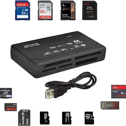 Jual CARD READER ALL IN ONE (MICRO SD,CF,SD CARD COMPACT FLASH ...