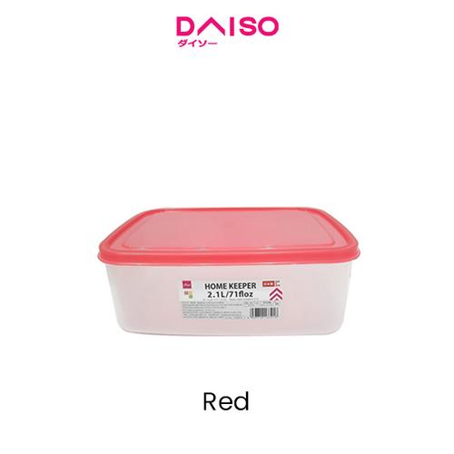 Jual Daiso Plastic food container 2.1L - Merah - Jakarta Selatan ...