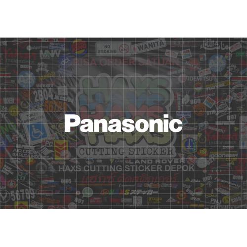 Jual Cutting Sticker Logo Panasonic Ukuran 10 Cm Untuk Motor Mobil ...