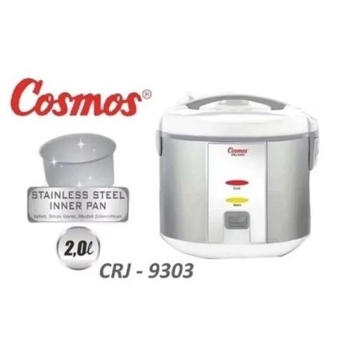Promo Rice Cooker Cosmos CRJ-9303 2 L, Magic Com Stainless Steel ...