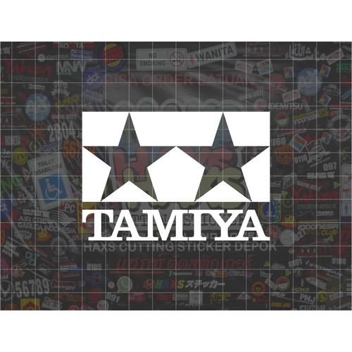 Jual Cutting Sticker Logo Tamiya 1 Warna Ukuran 8 Cm Untuk Mobil Motor ...