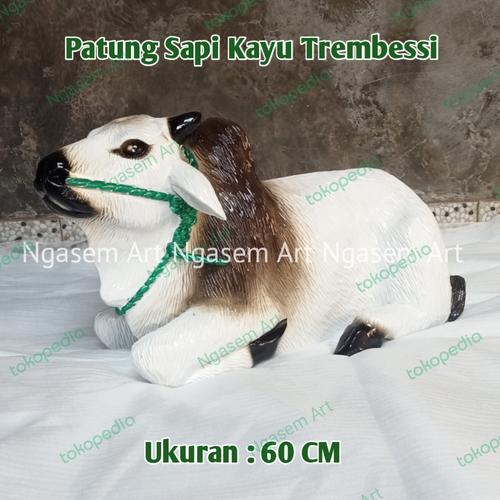 Jual Patung Sapi Kayu Custome Ukuran 60 - Kab. Jepara - Ngasem Art ...