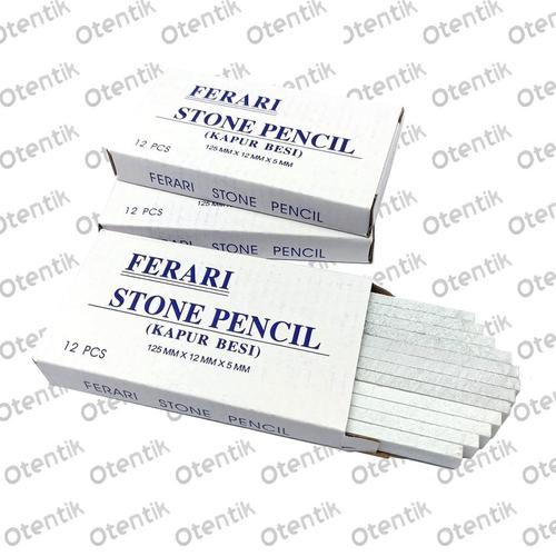Jual Promo - KAPUR BESI FERRARI PUTIH - PLATE STONE PENCPENSIL TULIS ...