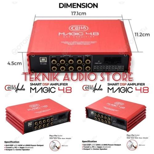 Jual Power Processor DSP 8 Chanel Cello Magic 4.8 - Jakarta Selatan ...