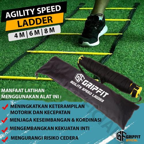 Jual Speed Ladder Agility Ladder Training Tangga Kelincahan 4M 6M 8M - 6 M I 12 Bilah - Kota ...
