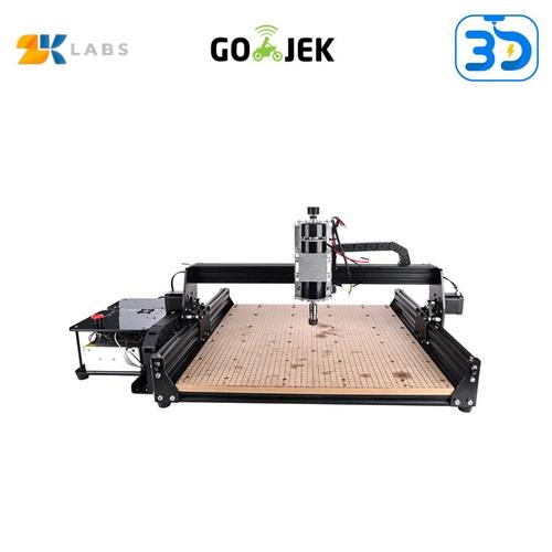 Jual ZKLabs CNC Router 4540 with 500W Spindle 3 Axis PCB Wood Aluminium ...