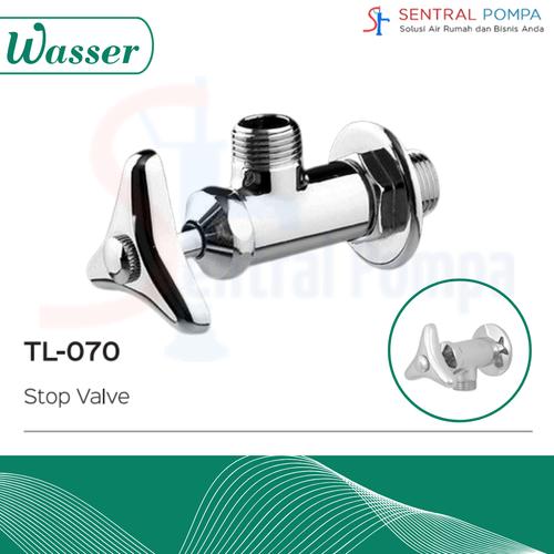Jual Stop Kran Wasser TL-070 Valve Shower / Keran Kloset Kamar Mandi ...