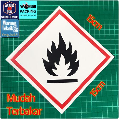 Jual Stiker Sticker Label Tanda Simbol K3/ Limbah B3/ Tong Keranjang ...