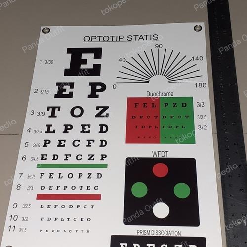 Jual snellen card 3 meter visual chart - Kota Bandung - Panda Outfit ...