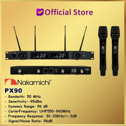 Promo Nakamichi PX90 Profesional True Diversity Wireless Microphone PX ...