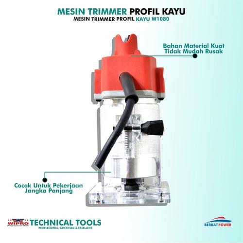 Jual Wipro Mesin Trimmer Type W-1080 uk 6mm - Kota Surabaya - Berkat ...