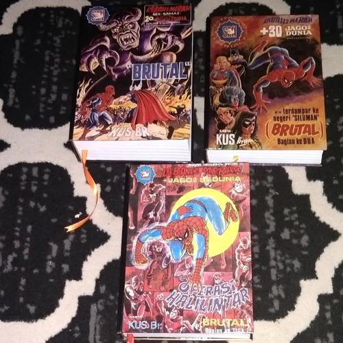Jual komik jadul Labah Labah Merah Brutal 1, 2 dan 3 karya Kus BR - Kab ...