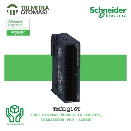 Promo Schneider Module Modicon TM3 16 Digital Out Transistor PNP - TM3DQ16T Cicil 0% 3x - Kab ...