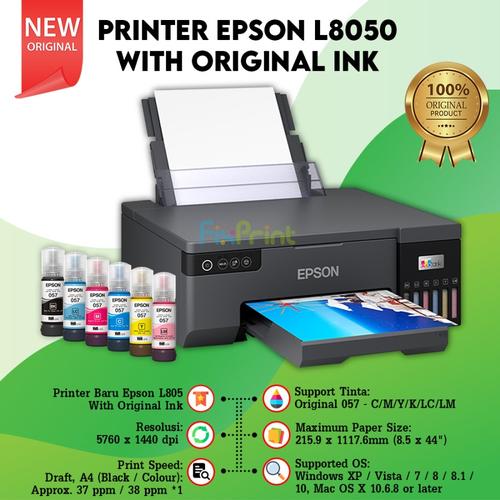 Jual Printer Epson L8050 L 8050 Photo ID Card Print - Pengganti L805 ...