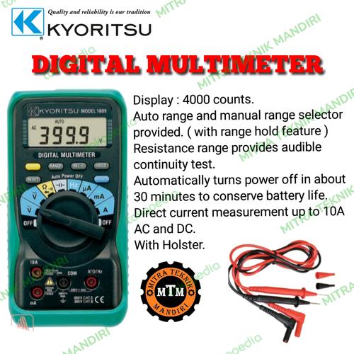 Jual ALAT UKUR DIGITAL MULTIMETER AVOMETER MULTITESTER KYORITSU ...