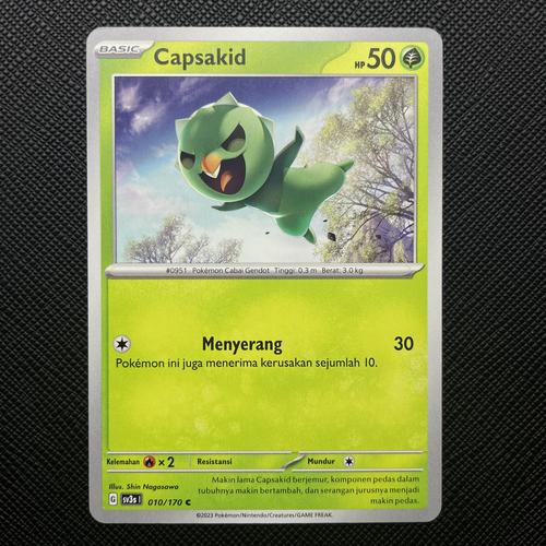 Jual Capsakid sv3s kilau hitam kartu pokemon indonesia TCG card - Kota ...