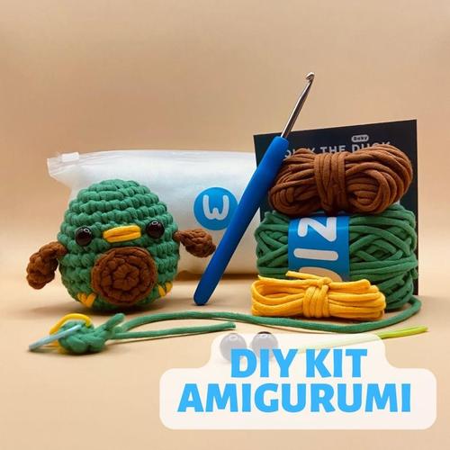 Jual DIY CROCHET KIT AMIGURUMI - HOLLY THE BABY MALLARD DUCK - RAJUT ...