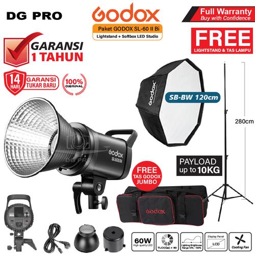 Jual Godox SL60IIBI Bi Color Video Led Bowen Mount / SL60II BI / SL ...