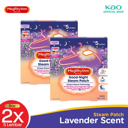 Promo MegRhythm Good-Night Steam Patch Lavender 5s Twinpack -Patch Relaksasi - Kab. Bekasi - KAO ...