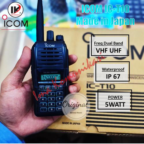Jual HT ICOM IC-T10 IC T10 DUALBAND ORIGINAL JAPAN - Jakarta Barat - IMA KOMUNIKASI | Tokopedia
