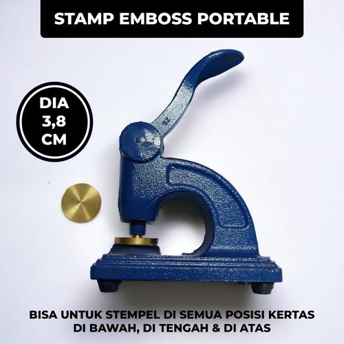 Jual GAGANG STEMPEL EMBOSS PORTABLE DIA 3,8 CM NEW - Jakarta Utara ...