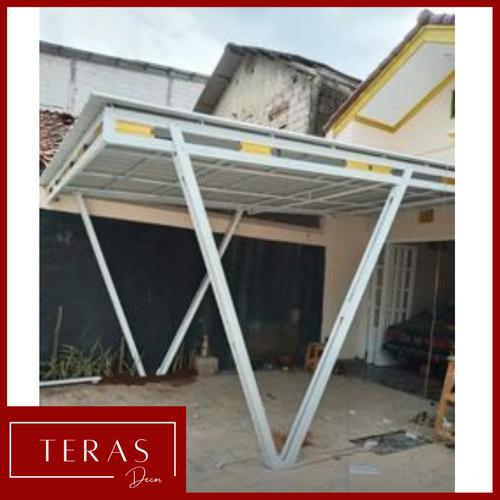 Jual kanopi minimalis baja ringan kanopi terpal - Kota Bekasi - Teras ...