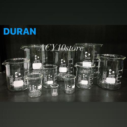 Jual DURAN Beaker Low Form 800ml, 1000ml, 2000ml - 800 ml - Jakarta Timur - ACY10store | Tokopedia