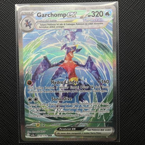 Jual Garchomp ex SAR sv3s indonesia kartu pokemon - Kota Tangerang ...