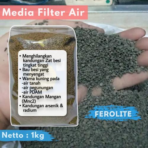 Jual Ferrolite 1 Kg Super Media Penjernih Air/Ferolit Media Filter Air ...