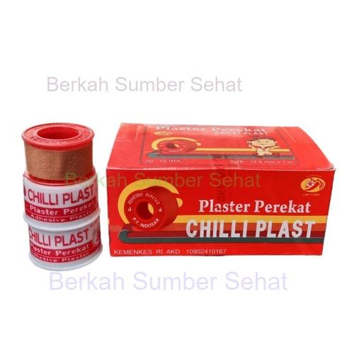 Jual CHILLI PLAST 12,5mm x 1 m/Plaster Luka ChiliPlast Per Box isi 12 ...