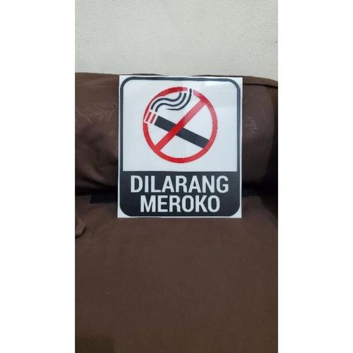 Jual New - SIGN BOARD TULISAN DILARANG MEROKOK - Jakarta Barat - Billy ...