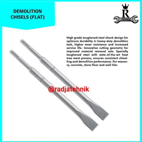 Jual STANLEY MATA PAHAT \ DEMOLITION CHISELS FLAT \ 250 MM - Jakarta ...