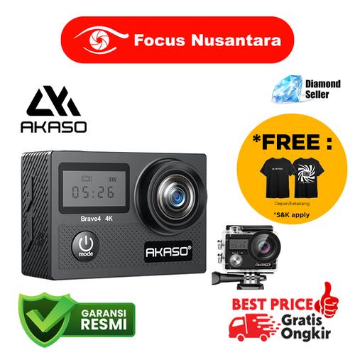 Promo AKASO Brave 4 4K Action Camera AKASO Brave4 Action Cam - Garansi ...