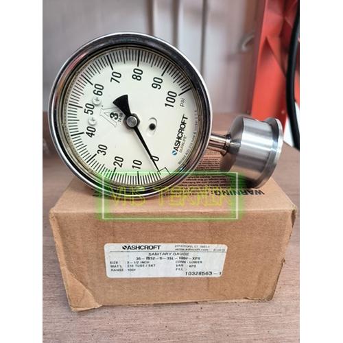 Jual SANITARY GAUGE ASHCROFT 1032 LOWER 100 PSI - Kota Bandung - vhs ...