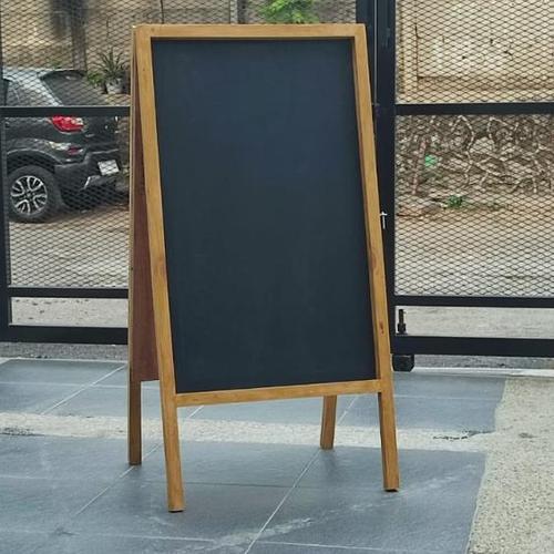 Jual New - Papan Tulis Kapur Black Board 2 Muka / 2 Sisi Kayu Tebal ...