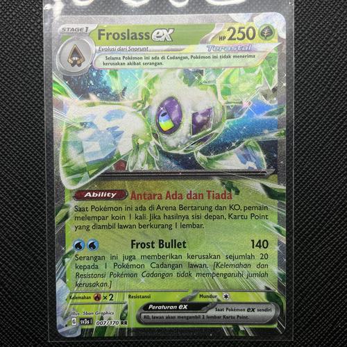 Jual Froslass ex sv3s kilau hitam kartu pokemon indonesia tcg card - Kota Tangerang - Tokutoys ...