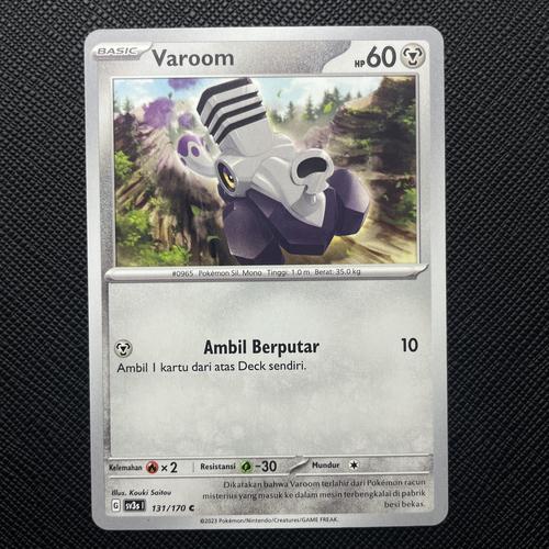 Jual Varoom a sv3s kilau hitam kartu pokemon indonesia TCG card - Kota ...