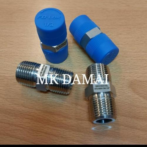 Jual Hex nepple SS316 class 3000 NPT 3/4"inch / Double nepel #3000 ...