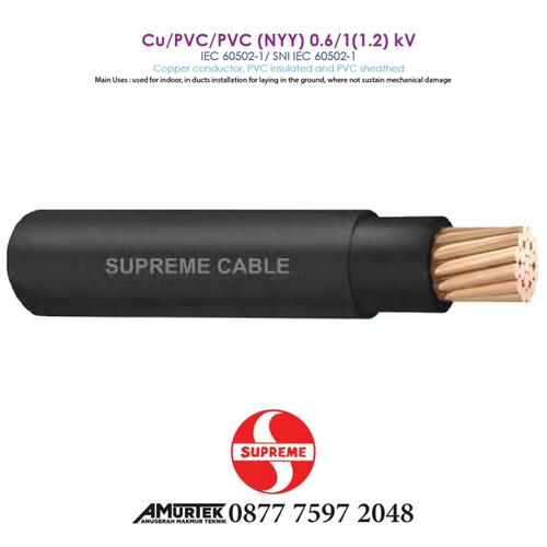 Jual KABEL NYY 1x95mm single core tunggal 1x95 merk supreme - Jakarta Pusat - Anugerah Makmur ...
