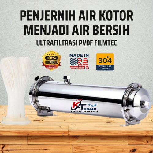 Jual Ultrafiltrasi PVDF Water Pre Filter 1000 LPH UF PVDF 1000 Lph PVDF ...