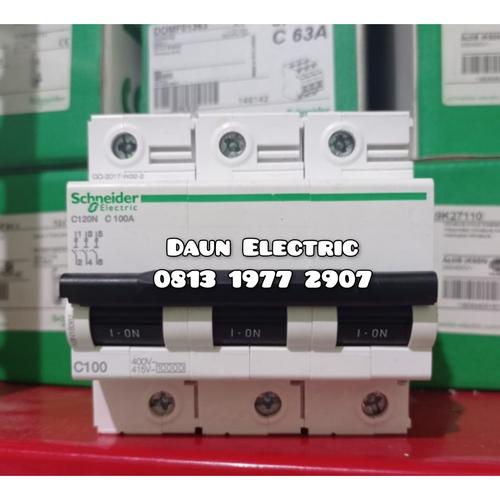 Jual MCB 3P 100A C120N Schneider - Jakarta Pusat - DAUN ELECTRIC | Tokopedia