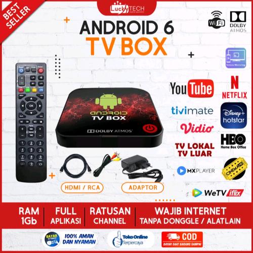 Jual Android Smart TV BOX 4K HD OS6 Wifi Full Aplikasi HGP Unlock Root - FULSET RCA - Kota ...