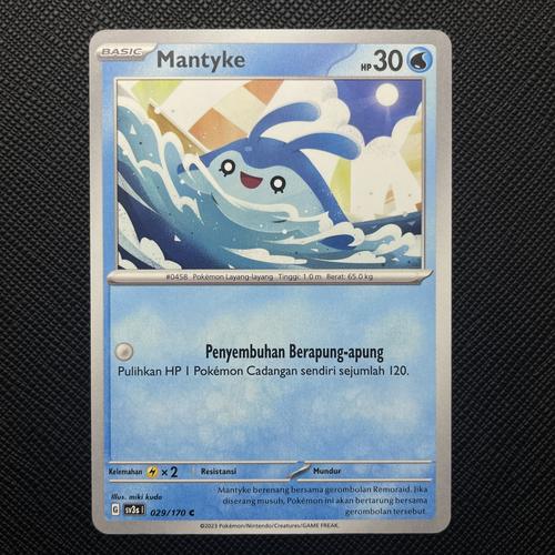 Jual Mantyke sv3s kilau hitam kartu pokemon indonesia TCG card - Kota ...